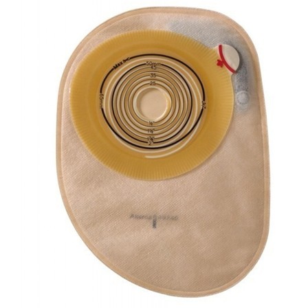 Assura One-Piece Closed Ostomy Pouch 14445 Large Box of 10, Opaque ...