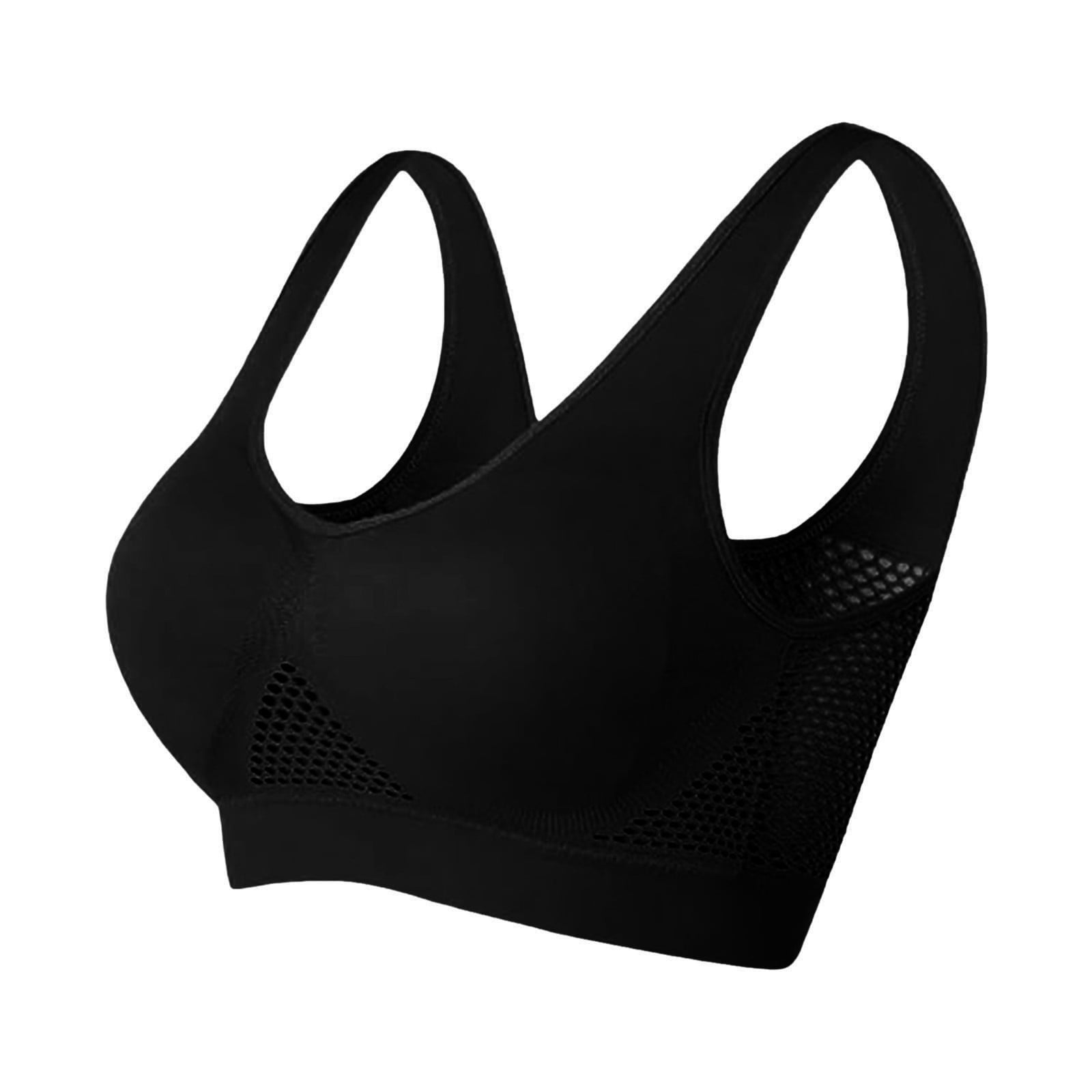 Click here for Zmoon Womens Mesh Hollow Breathable Sports Bra Cro... prices