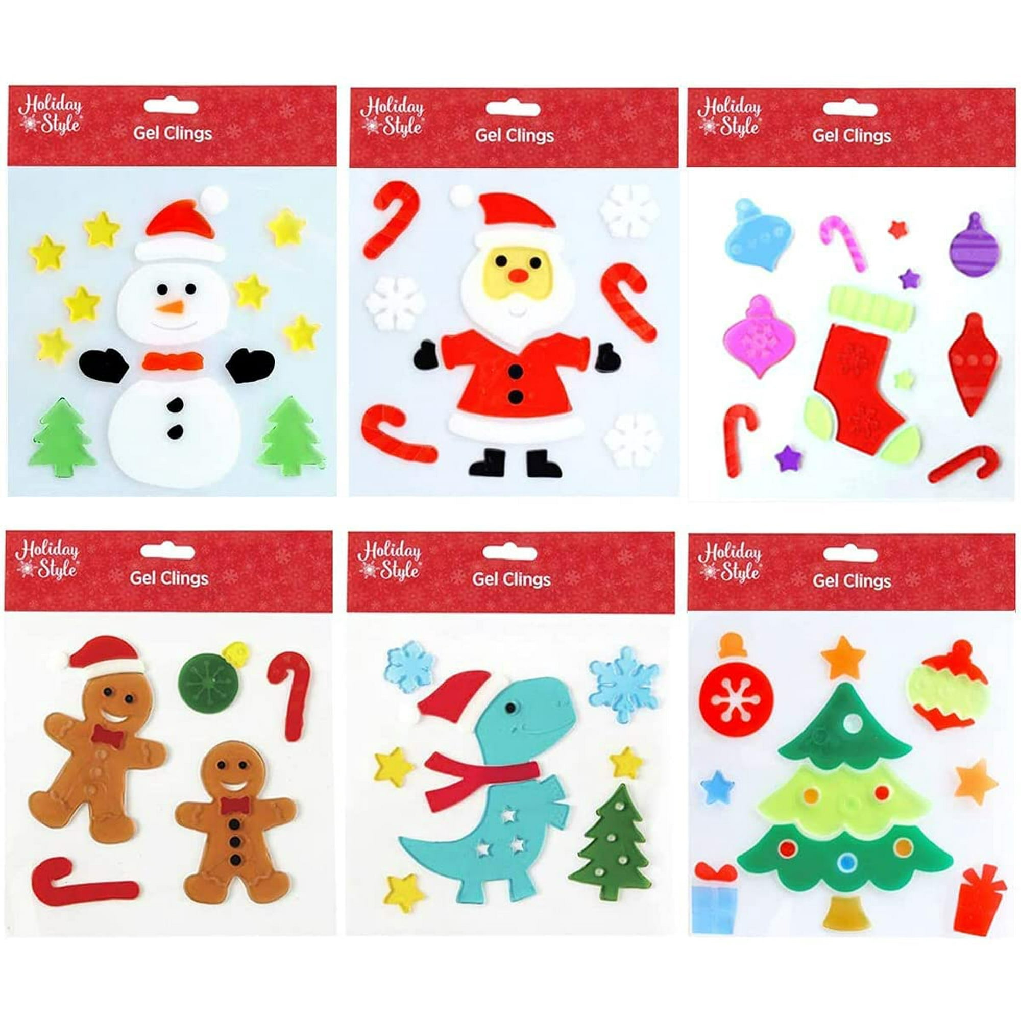Click here for Geecy Christmas Window Gel Cling Christmas Decorat... prices