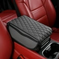 GHYJPAJK Car Center Console Arm Rest Box Cover PU Leather Nonslip ...