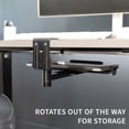 VIVO Clamp-on 12 x 9 inch Rotating Laptop Tray for Office Desk ...