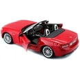 Fiat 124 Spider Coupe Red 1/24 Diecast Model Car by Bburago - Walmart.com