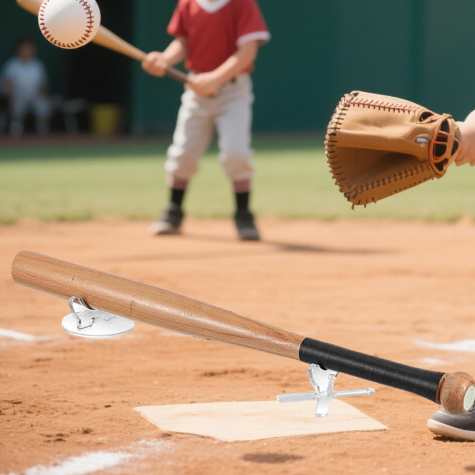 2pcs Bates de béisbol Bats soportes para el soporte de la bate para el ...