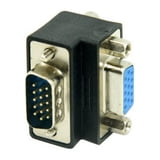 FVH 270 Degree Right Angled VGA SVGA 15pin Male To Female extension ...