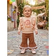Miaouyo 2Pcs Toddler Girl Outfit Long Sleeve Crew Neck Fall Themed ...