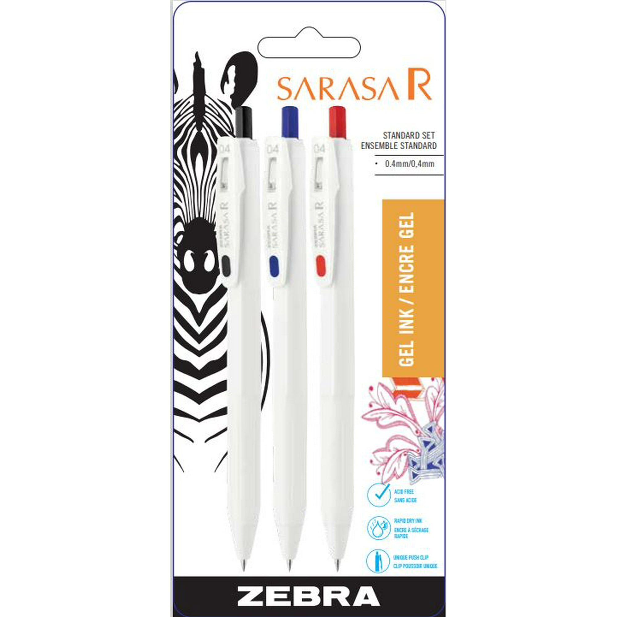 Click here for Zebra Sarasa Clip R 3pk prices