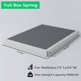 4 Inch Full Box Spring Heavy Duty Metal Box Springs,Mattress Foundation ...