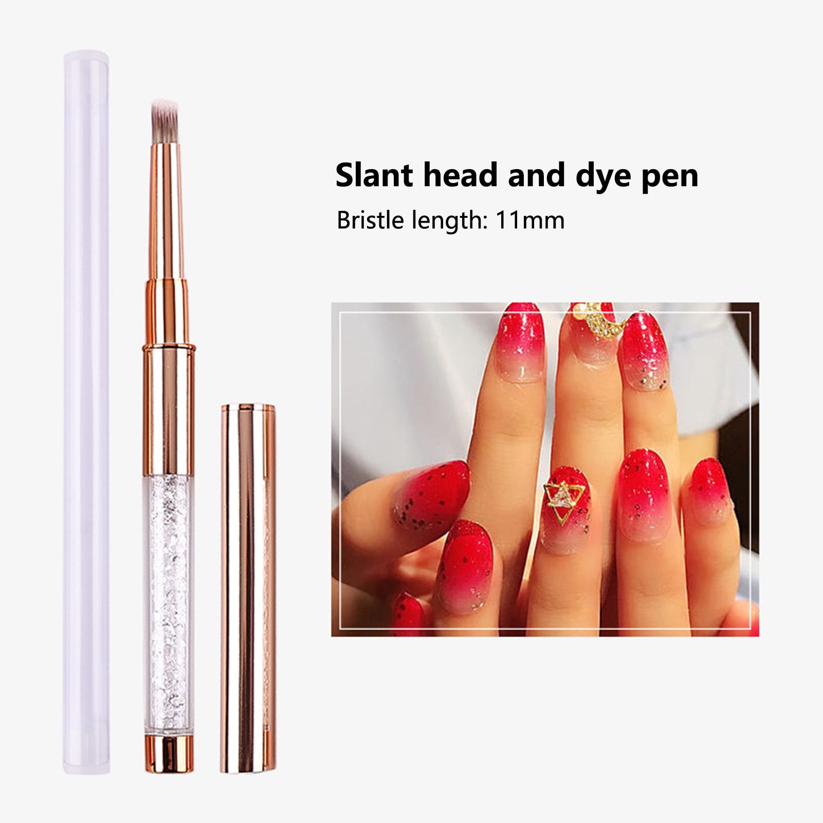 Hesroicy Nail Art Pen Good Polymerization High Toughness Flexible Nib ...