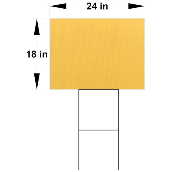 Wire Stakes Yard Signs