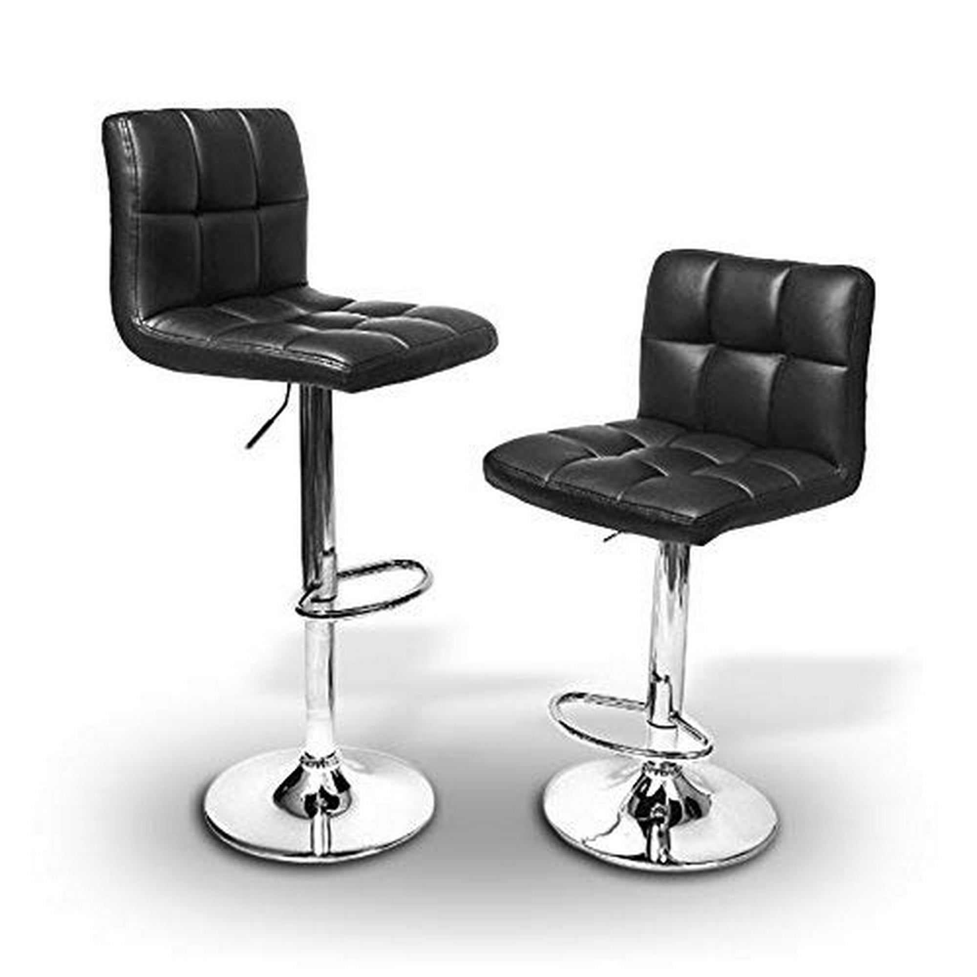 Click here for Duramex (Tm) Set Of 2 Black Height Adjustable Pu L... prices