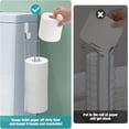 Conworld Toilet Paper Storage for 4 Roll Tissue, Over The Tank Holder ...