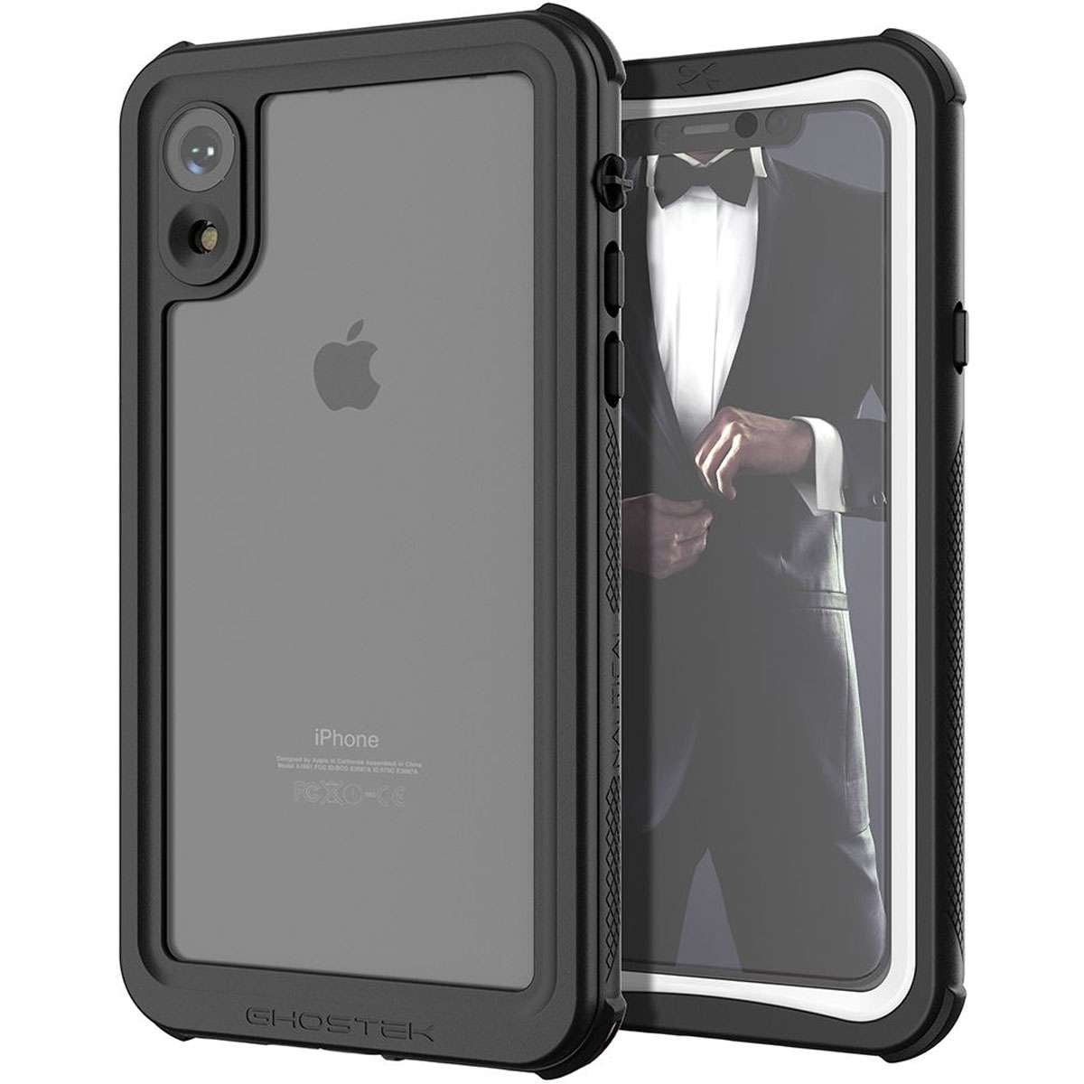 Ghostek Nautical 2 Series Extreme Waterproof Case - White - iPhone XR ...