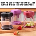 Mini Fruit Cutter Slicer, Manual Grape Cherry Strawberry Dicer ...