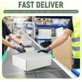 10 Pack 9"x6"x2" inch Small Shipping Boxes White Corrugated Cardboard ...