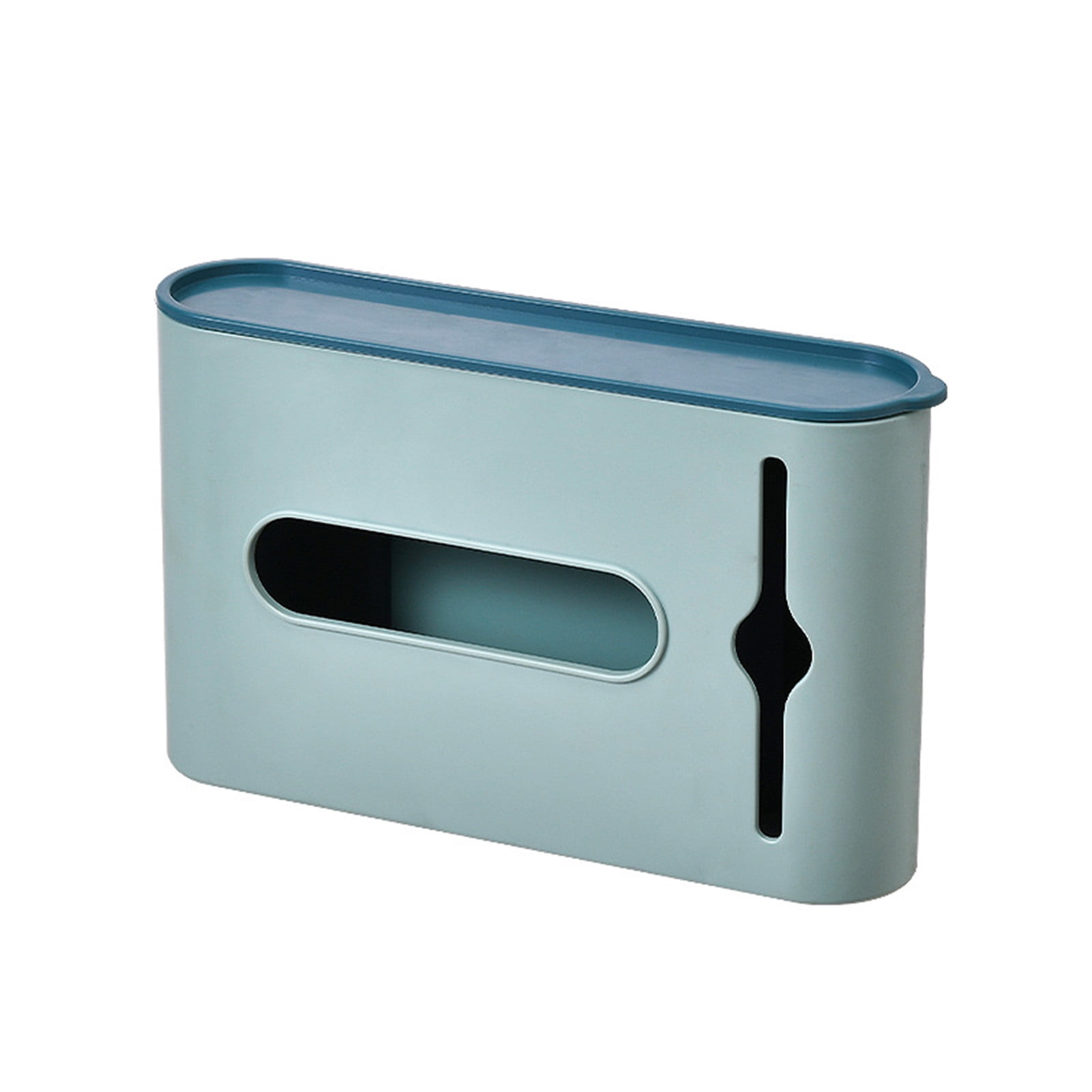 Wall-mounted Garbage Bag Box with Lid - Strong Load-bearing, Punch-free ...