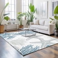 6x9 Starfish Coral Large Area Rug for Living Room, Washable Non Slip ...