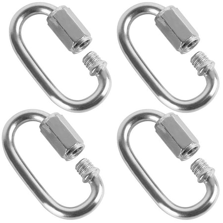 4 Packs Quick Link M10 10mm Stainless Steel Chain Connector by , Heavy ...