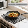 Sloped Silicone Countertop Drain Mat Slanted Design For Quick Water ...