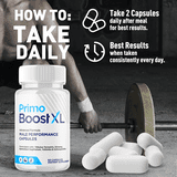 Primo Boost XL Advanced Formula Pills All Natural Vitamin Supplement ...
