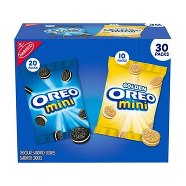 OREO Mini Mix Chocolate Sandwich Cookies, Single Pack Variety, Small ...