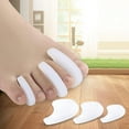 TOCOLES 10 Pack Toe Spacers, Gel Silicone Hammer Toe Cushions, Bunion ...