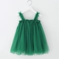 Coerni Toddler Baby Girl Tulle Dress Ruffle Sleeveless Backless Tutu ...