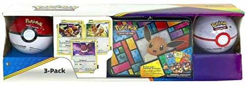 Pokémon Collector's Chest + Pokeball + Premier Ball + 3 Eevee Promo ...