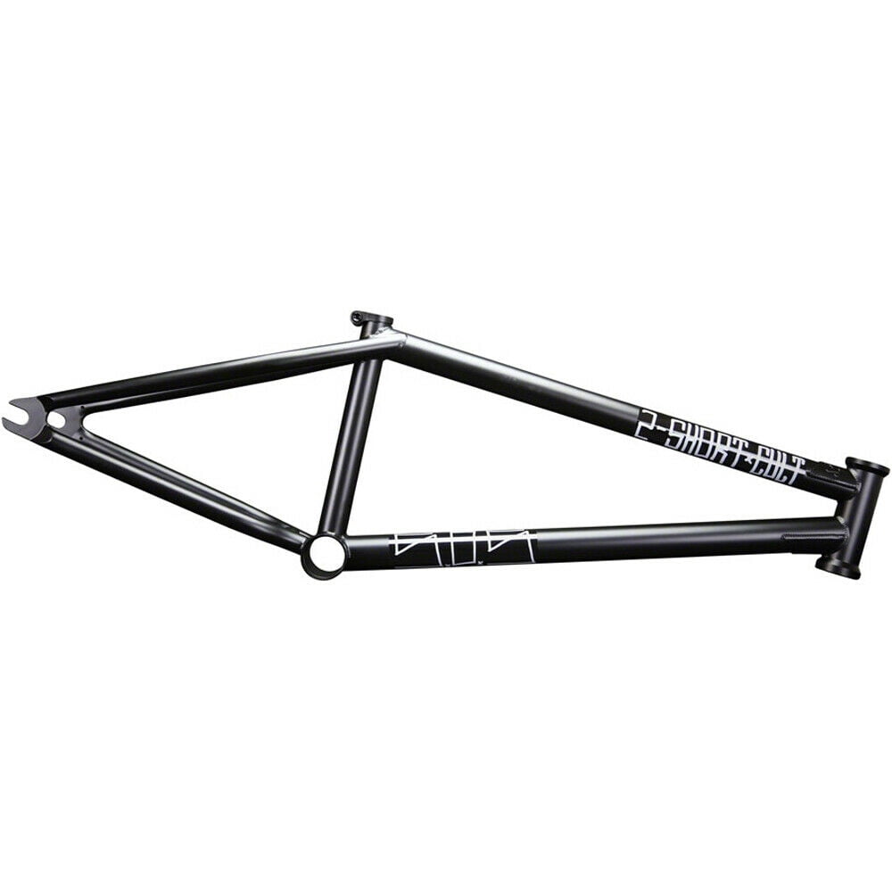 Cult 2 Short BMX Frame - 21.25" TT, Black - Walmart.com