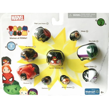 Marvel Tsum Tsum 9-Pack Figures - Giant Man, Loki, Hulk, Vision ...