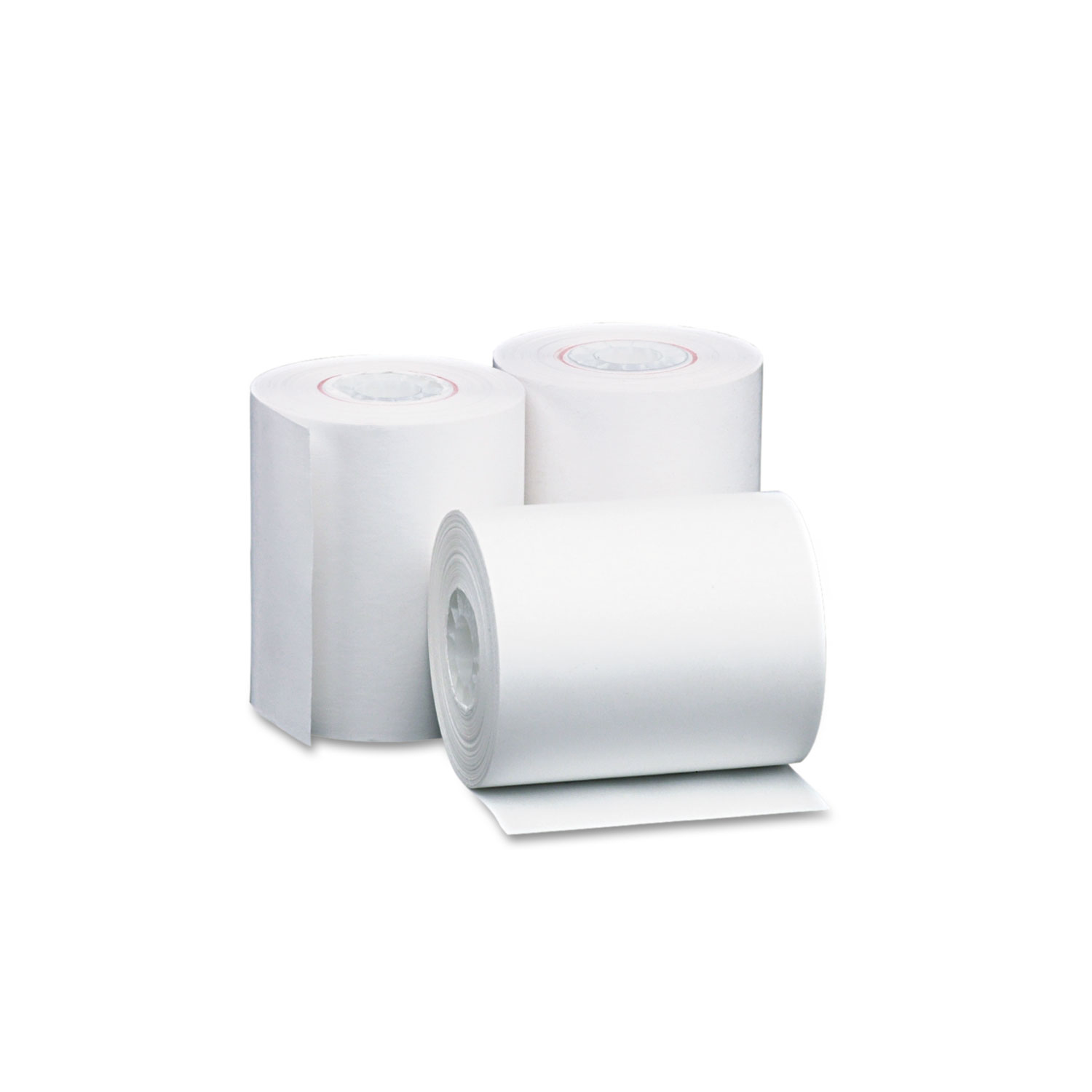 Direct Thermal Printing Thermal Paper Rolls, 4.38" x 127 ft, White, 50 ...