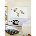 "Yellow Birds" Framed Painting Print - Walmart.com