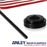 ANLEY USA Deluxe Desk Flag Set - 6 in x 4 in American US Desktop Flag ...