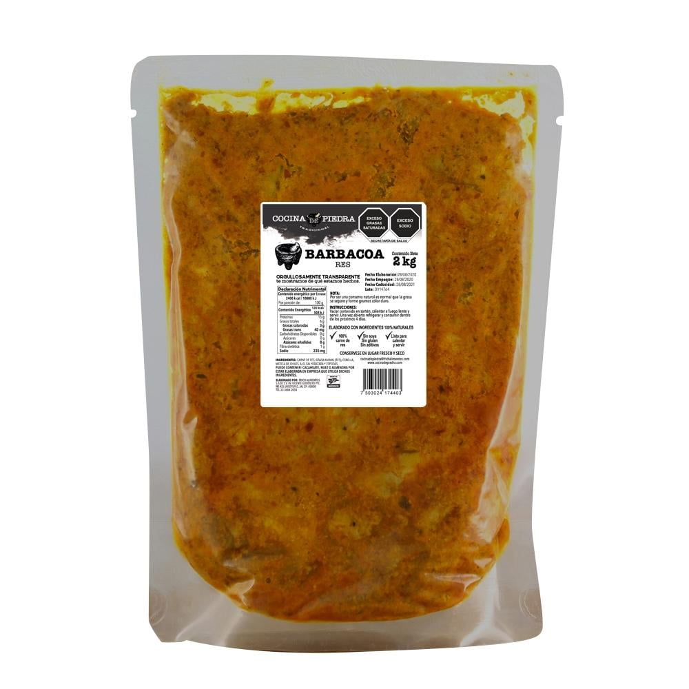 Barbacoa de Res Cocina de Piedra 2 kg | Walmart en línea