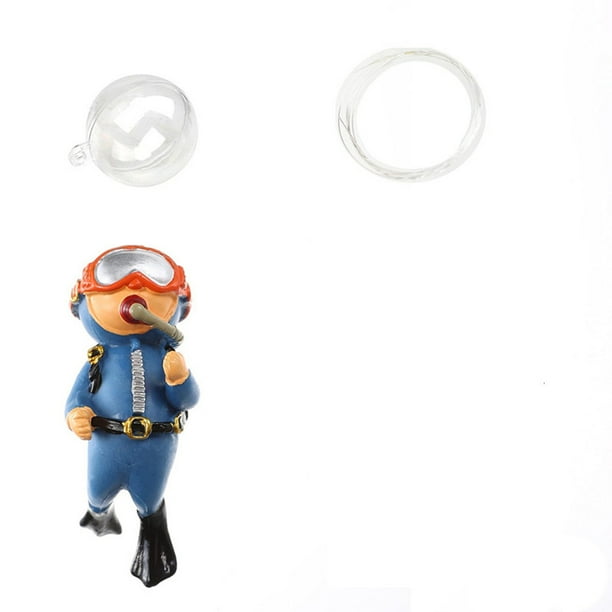 EastVita Resin Aquarium Mini Floating Diver Fine Craftsmanship ...