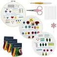 DIY Embroidery Stitch Practice kit Handmade Embroidery Starter Kit to ...