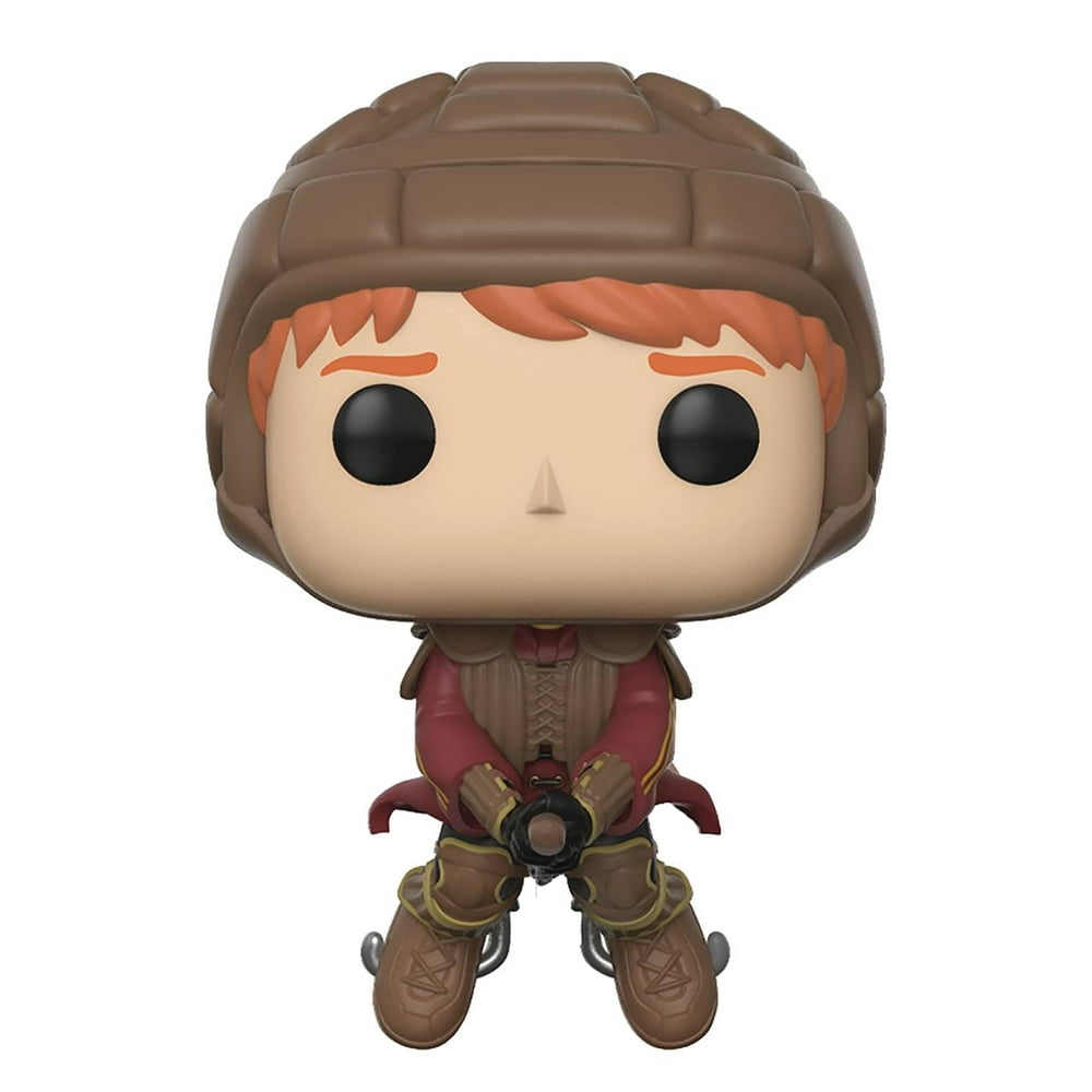 Funko POP! Harry Potter: Ron on Broom, Vinyl Figure - Walmart.com ...