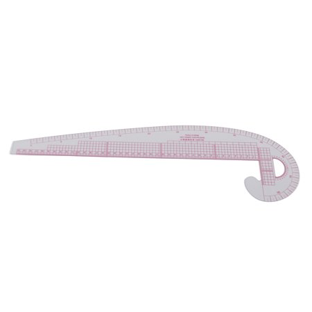 58cm Plastic Curved Ruler, Curve Shaped Measure Ruler French Metric ...