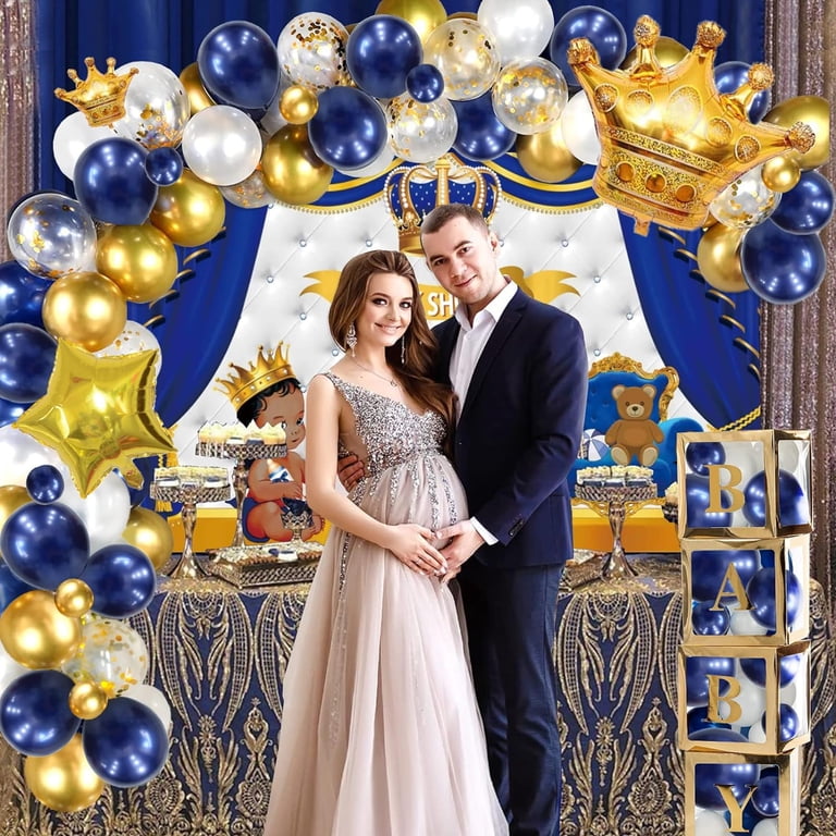 Royal Theme Baby Shower Decorations Amazon.com: 122 PCs Royal Prince