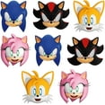 Sonic The Hedgehog Party Mask 8ct - Walmart.com
