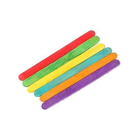 Perfect Stix 114ST Colored-100ct Colored Wooden Craft Sticks (Pack of ...