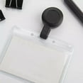 Gulubin Clear Standard Sleeves Health Card Card Protective Case Waterproof Soft Card Case