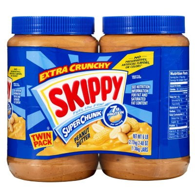 Skippy Super Chunk Peanut Butter (48 oz., 2 pk.) - Walmart.com ...