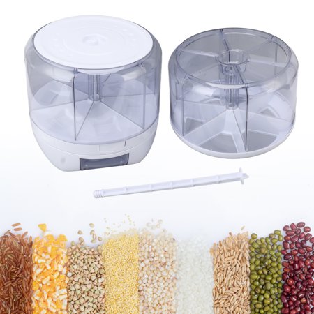 Transparent Round Cereal Lentil Organizer,Cereal Transparent Bucket ...