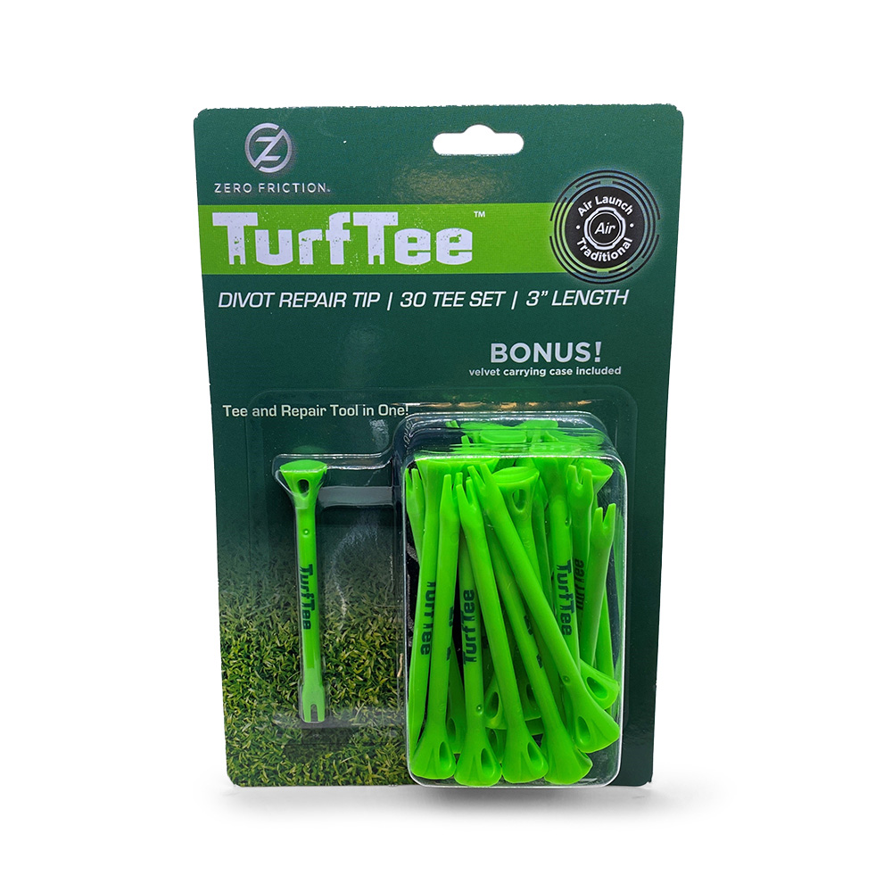 Zero Friction Cup Turf Tee; 3 Inch Lime Tee 30 Per Pack - Walmart.com