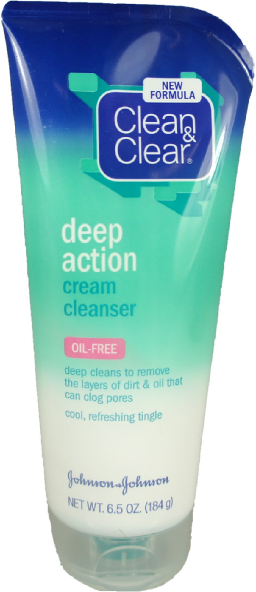 CLEAN & CLEAR Deep Action Cream Cleanser Oil-Free 6.50 oz (Pack of 2 ...