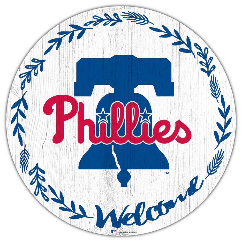 Philadelphia Phillies 12" Welcome Circle Sign - Walmart.com - Walmart.com