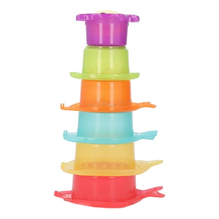 Stackable Toys, Fish Baby Stacking Cups For Bathing For Toddlers ...