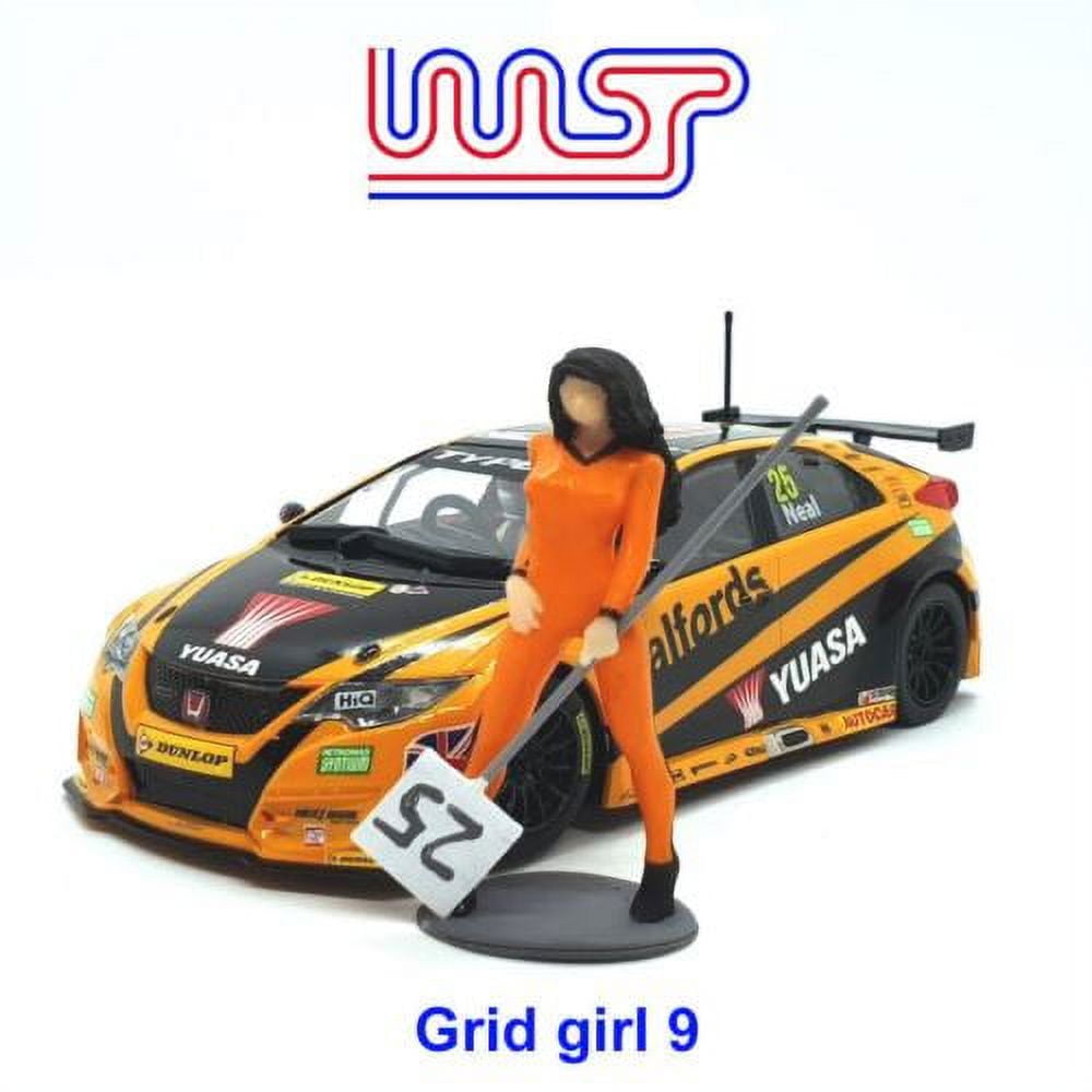 Grid Girl Pit Girls Track Side Scenery Pit Lane Unpainted Figure GG9 ...