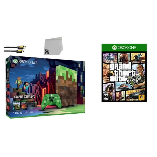 Microsoft 23C-00001 Xbox One S Minecraft Limited Edition 1TB Gaming ...