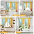 Abstract Painting Sheer Curtains Swag Valances for Windows Art Style ...